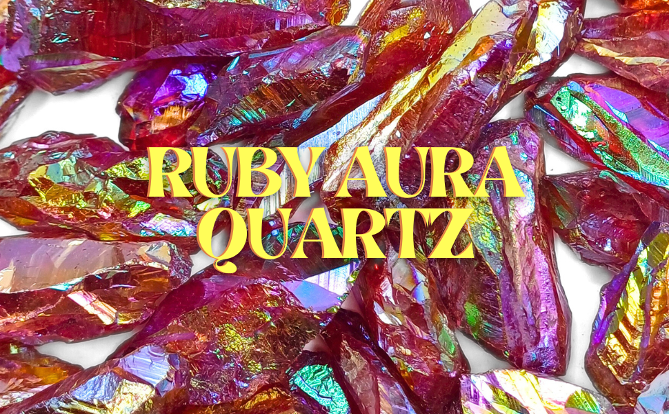 Ruby Aura Quartz — Karma's Gems