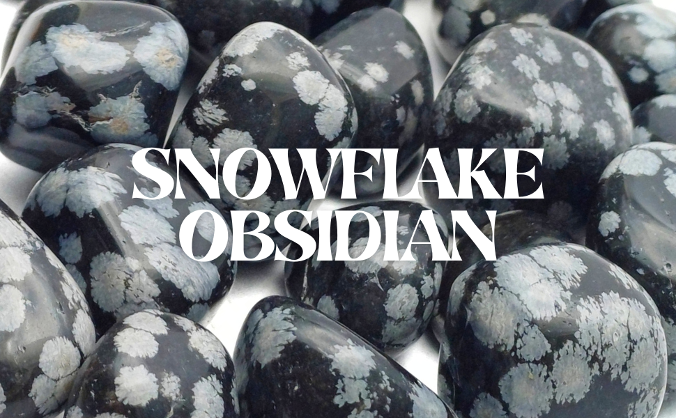 Snowflake Obsidian — Karmas Gems