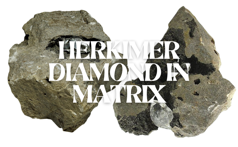 Herkimer Diamond in Matrix — Karmas Gems
